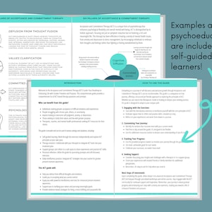 ACT Therapy Questions Guide, Acceptance and Commitment Therapy ...