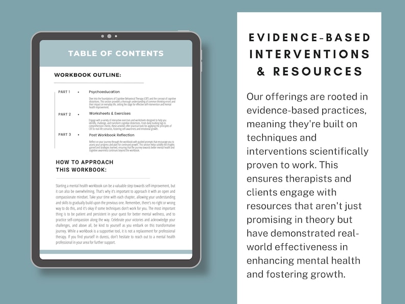 CBT Therapy Cognitive Distortions & Thinking Errors Workbook, CBT ...