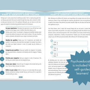 CBT Worksheets: Core Beliefs and Core Values Assessment, Therapy ...