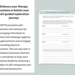 DBT Skills Guide ACCEPTS Mental Health Workbook, Therapy Worksheets ...