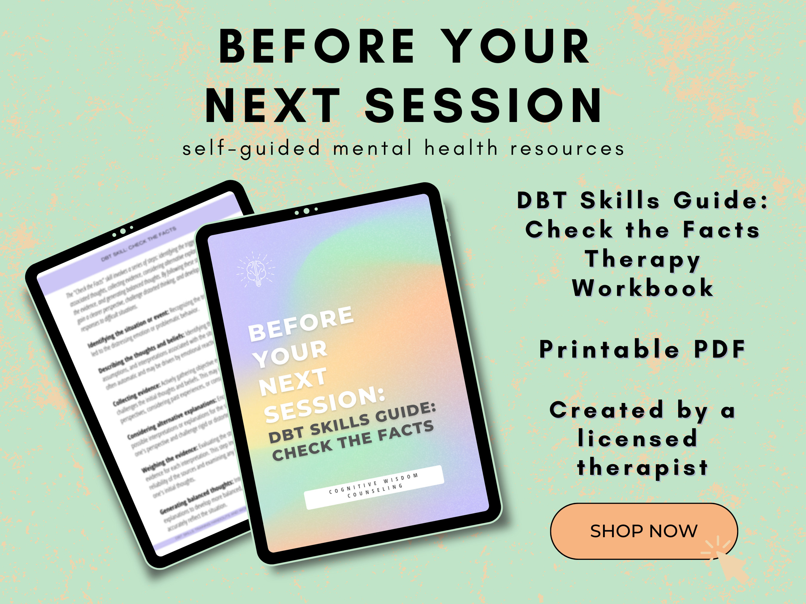 DBT Emotion Regulation Check the Facts Therapy Skills Guide, Mental ...