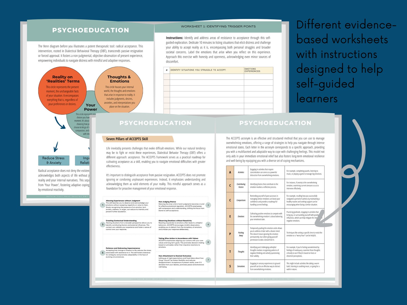 DBT Skills Guide Bundle, BPD Therapy Worksheets, DBT Therapy Workbook ...