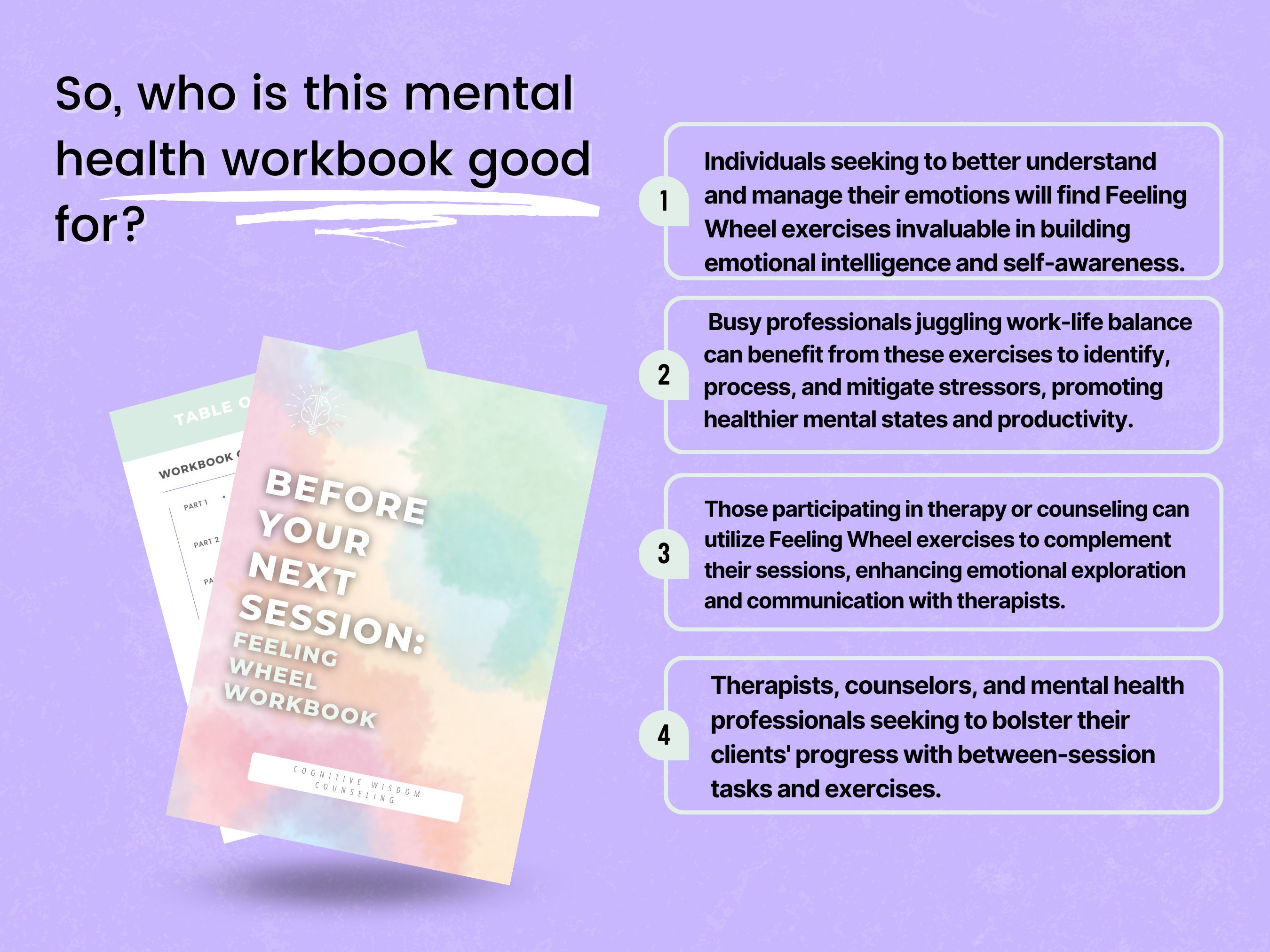 Emotion Wheel Mental Health Workbook, Feeling Wheel, Emotion Regulation ...