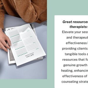 Therapy Starter Kit Bundle Mental Health Journal, Therapy Worksheets ...