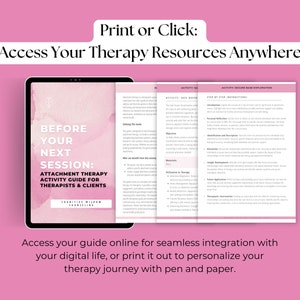 Attachment Therapy Activity Guide Exploring Attachment Styles and ...