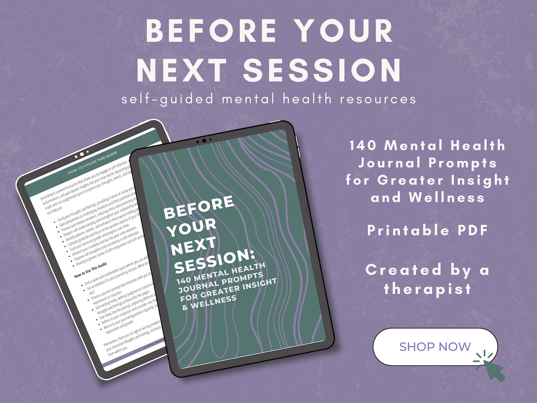 Therapy Journal Prompts for Greater Insight and Mental Health - Etsy