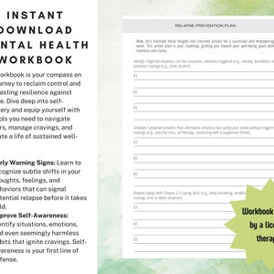 Addiction Recovery Relapse Prevention Plan, Therapy Worksheets, Sobriety Tools, Alcoholics ...