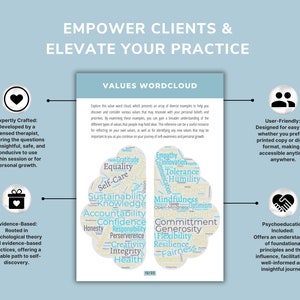 CBT Worksheets: Core Beliefs and Core Values Assessment, Therapy ...