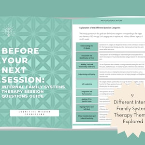 Internal Family Systems Therapy Questions, IFS Parts Work Therapy Tools ...