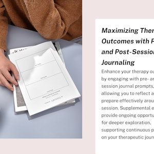 Therapy Journal, Therapy Planner for Clients Digital Journal Prompts ...