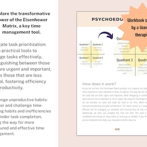 Eisenhower Matrix Guide, Task Priority Matrix, Productivity Planner ...