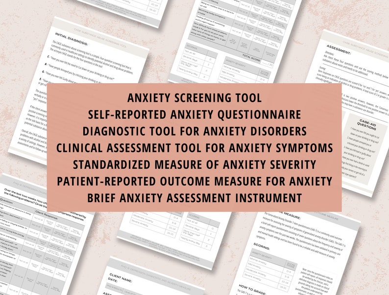 Anxiety Therapy Outcome Measures Screening Tool, Mental Health ...