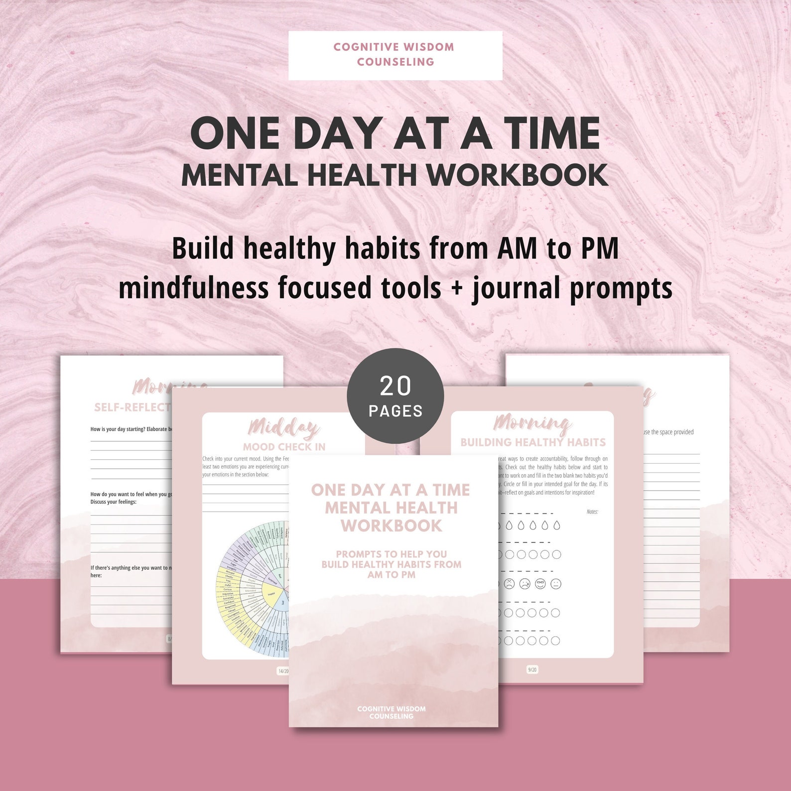 Build Healthy Habits Mental Health Workbook, Therapy Worksheets, Habit ...