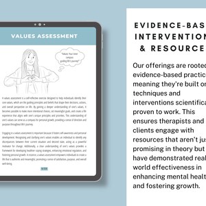 CBT Worksheets: Core Beliefs and Core Values Assessment, Therapy ...