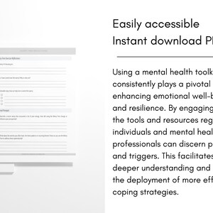 CBT Anxiety Coping Skills Worry Tree Therapy Tools, Counseling Resource ...
