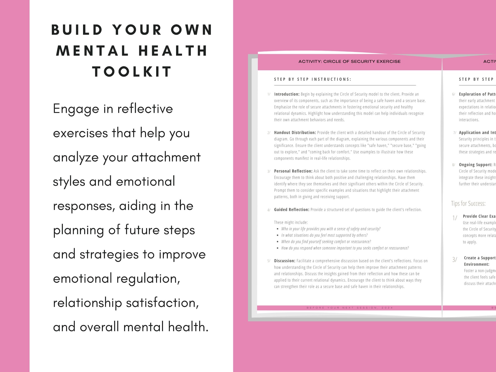 Attachment Therapy Activity Guide Exploring Attachment Styles and ...