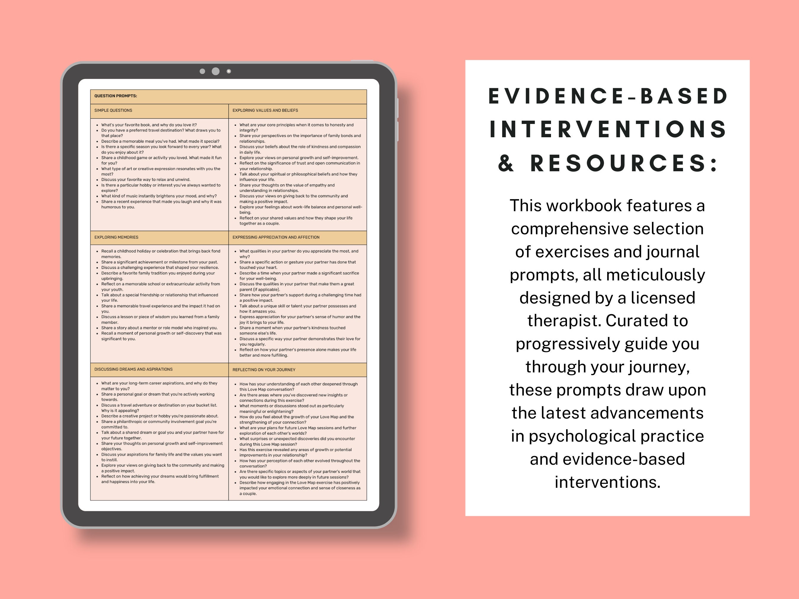 Couples Therapy Love Map Guide, Gottman Method, Therapy Tools, Couples ...