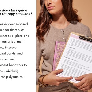 Attachment Therapy Activity Guide Exploring Attachment Styles and ...