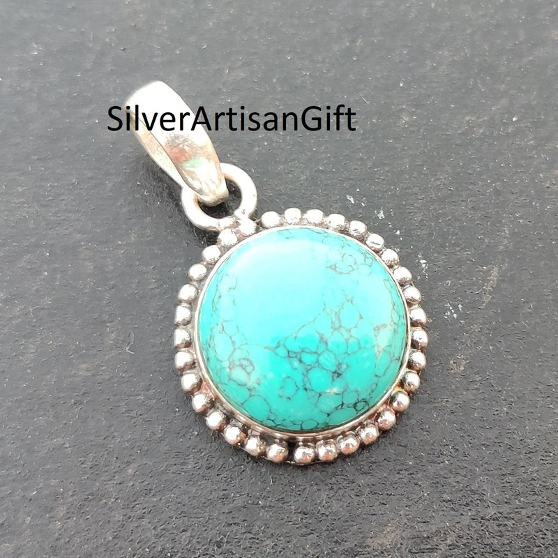 Turquoise Pendant - Etsy