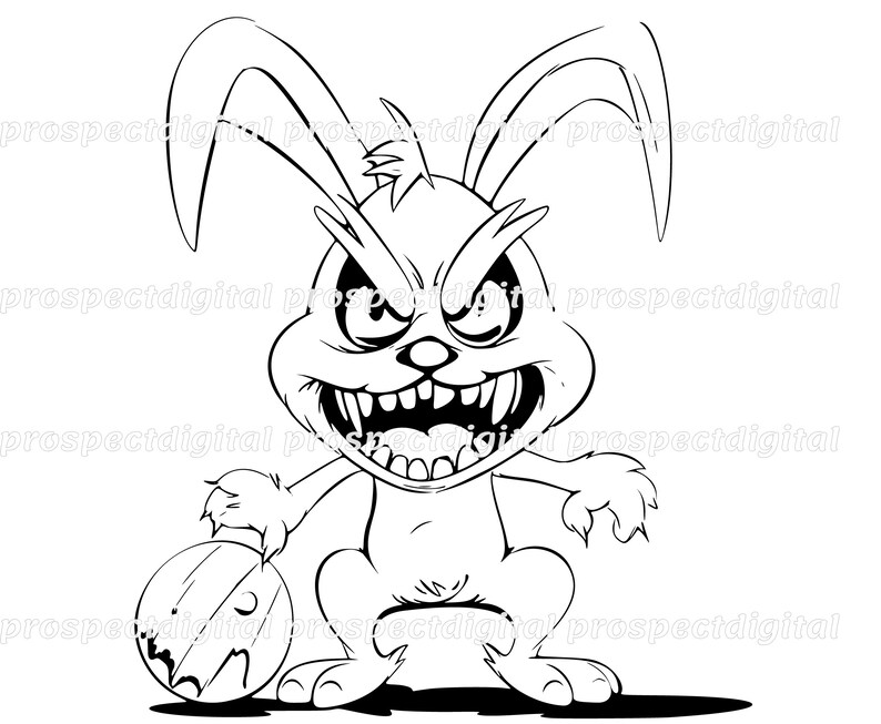 Buy Bad Bunny SVG / Evil Bunny SVG / Bad Bunny / Easter Bunny Svg ...