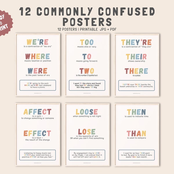 English Class Poster - Etsy