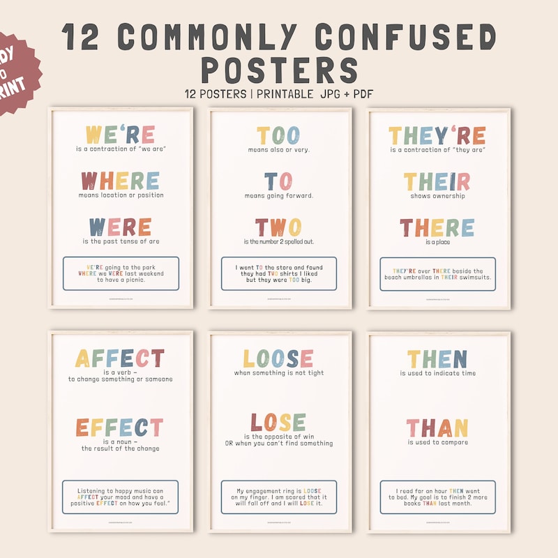 Teacher Homophone - Etsy