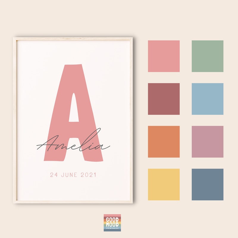 Initial Wall Art - Etsy