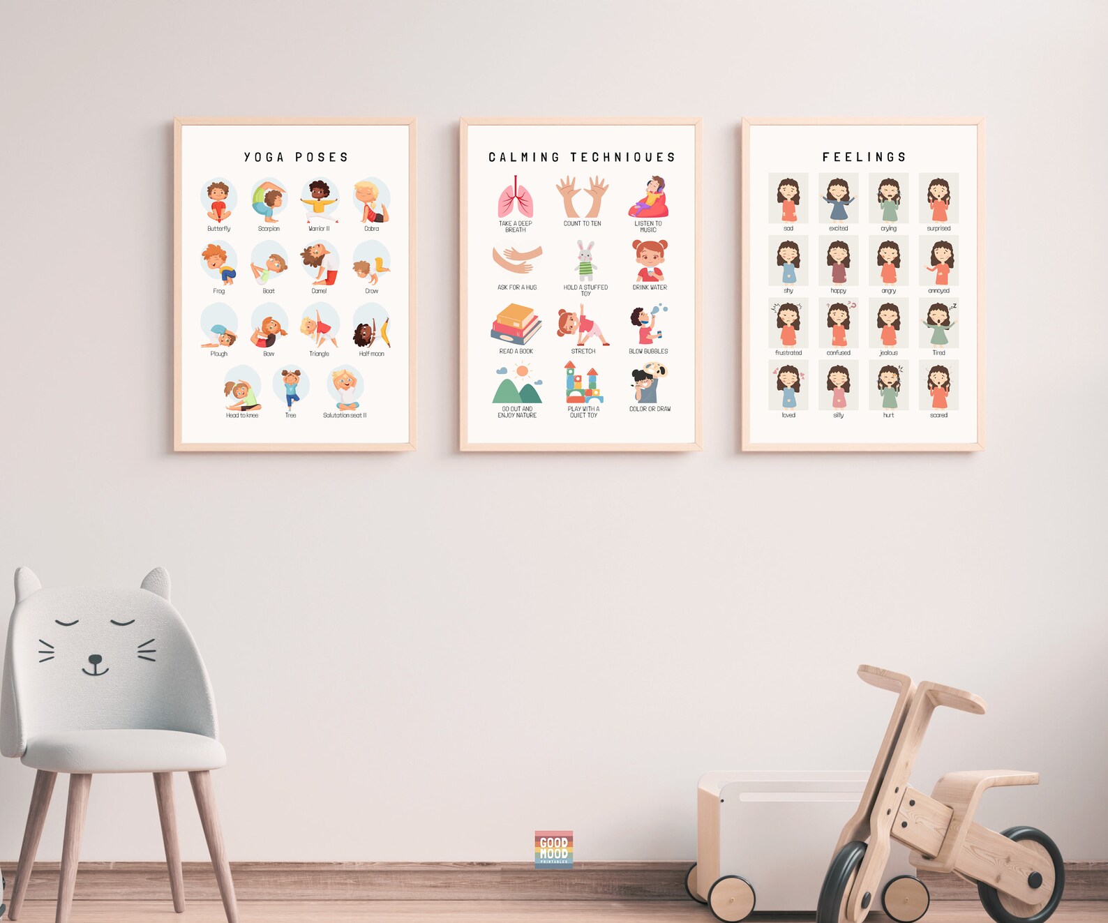 Set of Educational Posters Montessori Classroom - Etsy