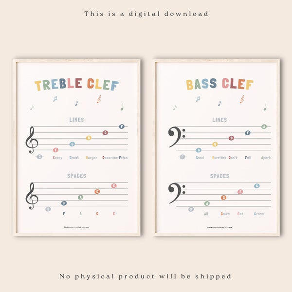 Bass Clef - Etsy