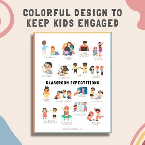 Classroom Expectations Poster, Classroom Rules Poster, Bulletin Board ...