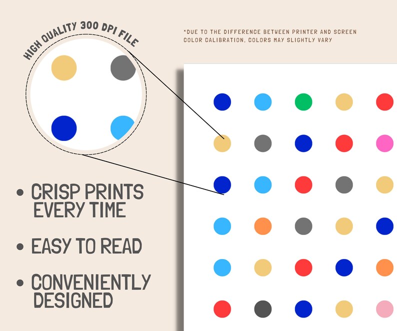 Dot Finders Matching Game: Printable Cognitive Skills Activity (PDF ...