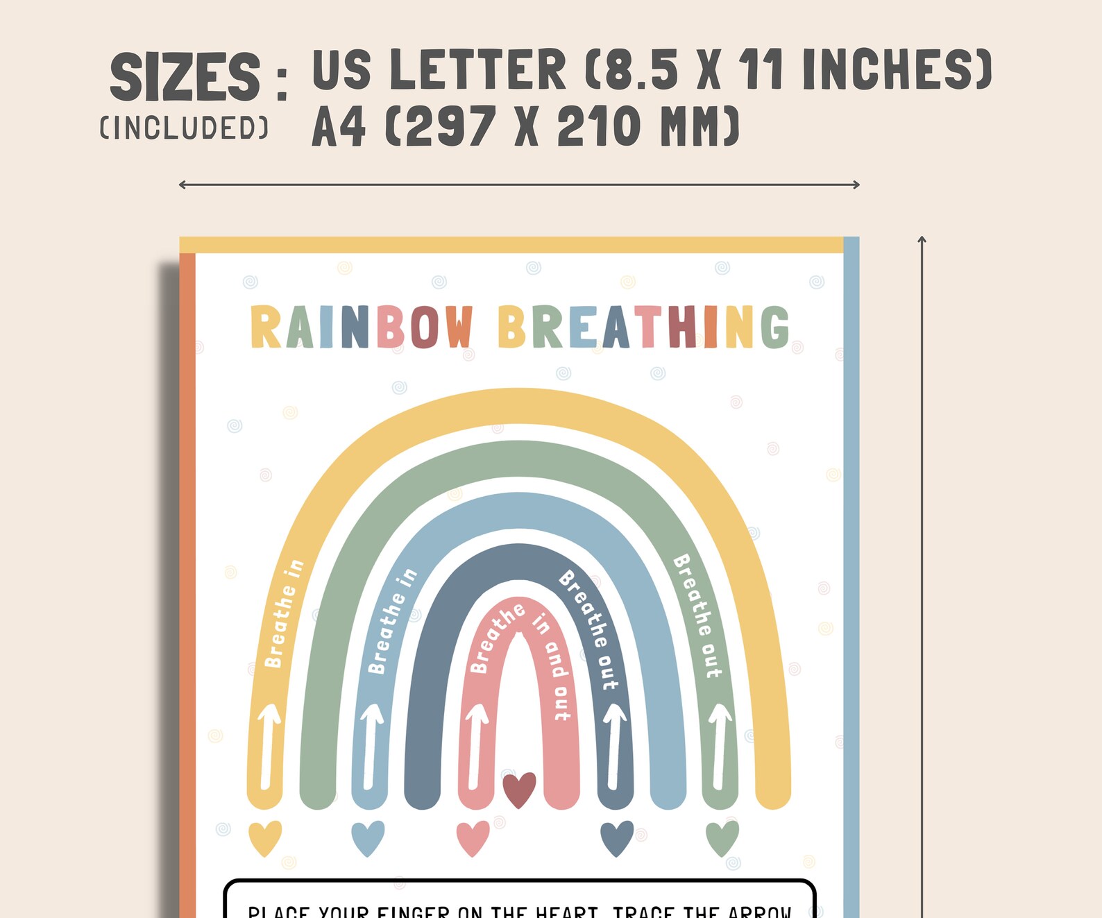 Rainbow Breathing, Deep Breathing, Grounding, Calm Down Strategies ...