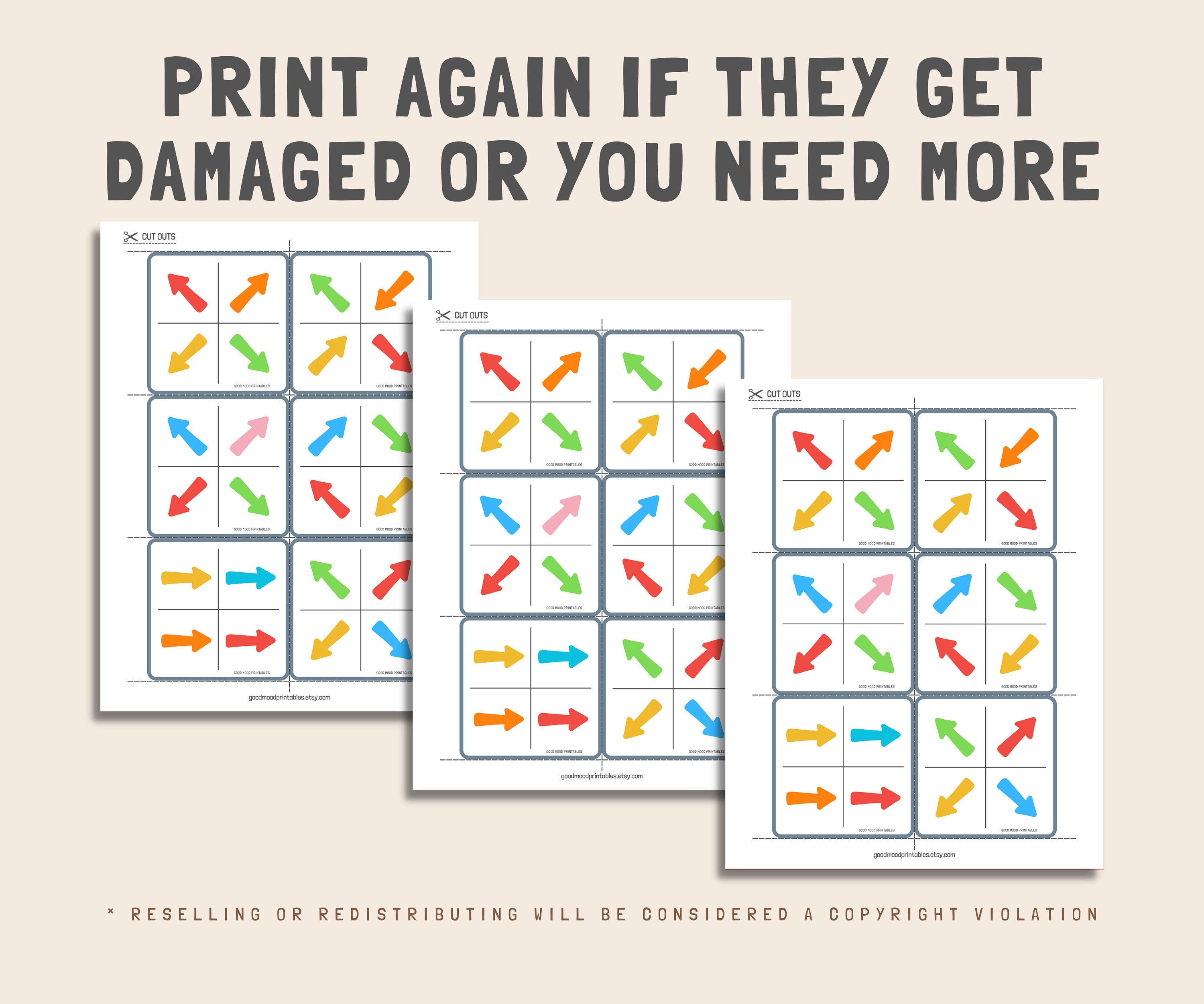 Direction Pattern Activity Fine Motor Skills Game for - Etsy