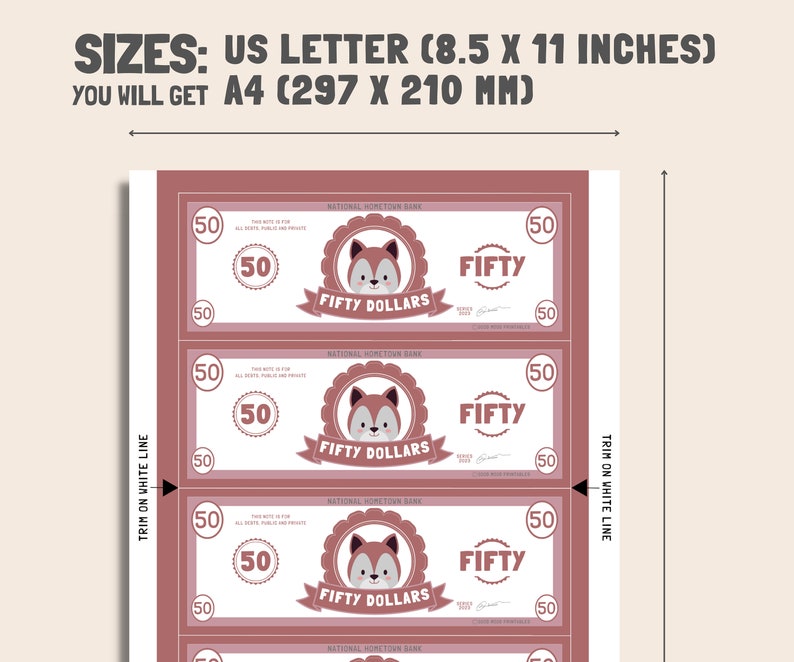 Play Money Printable, Pretend Play, Mom Bucks, Learning Money ...