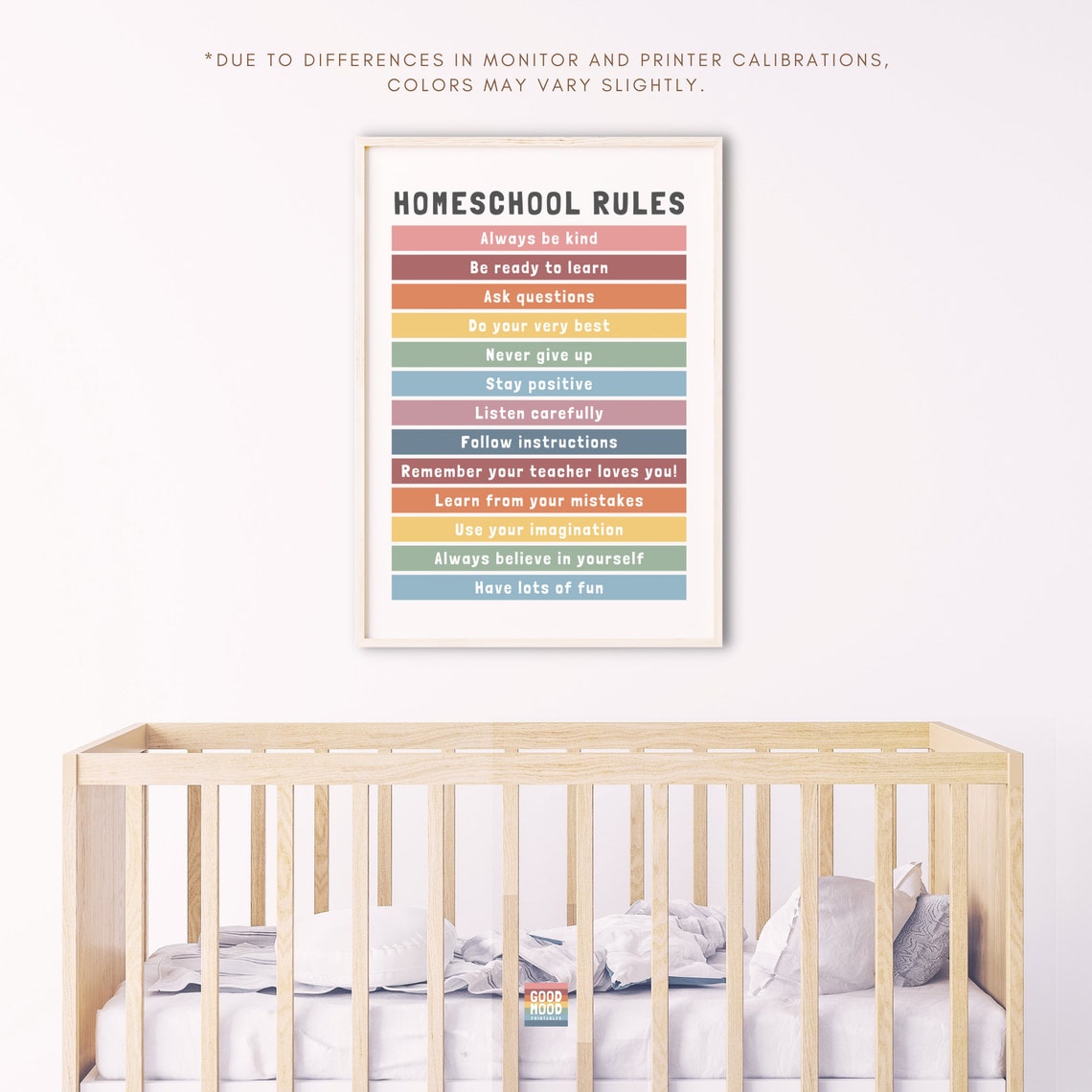 Homeschool Rules Poster Homeschool Printables Homeschool - Etsy