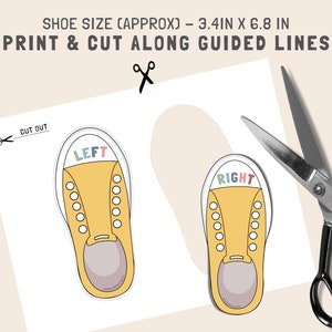 Shoe Tying Practice for Kids, Tie Shoe Laces, Busy Book Activity Pages ...