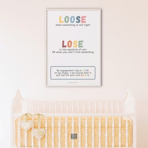 English Teacher Classroom Poster Set of 12, Commonly Confused Words ...