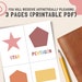 12 Shapes Flash Cards, Toddler Flashcards Printables, Montessori ...