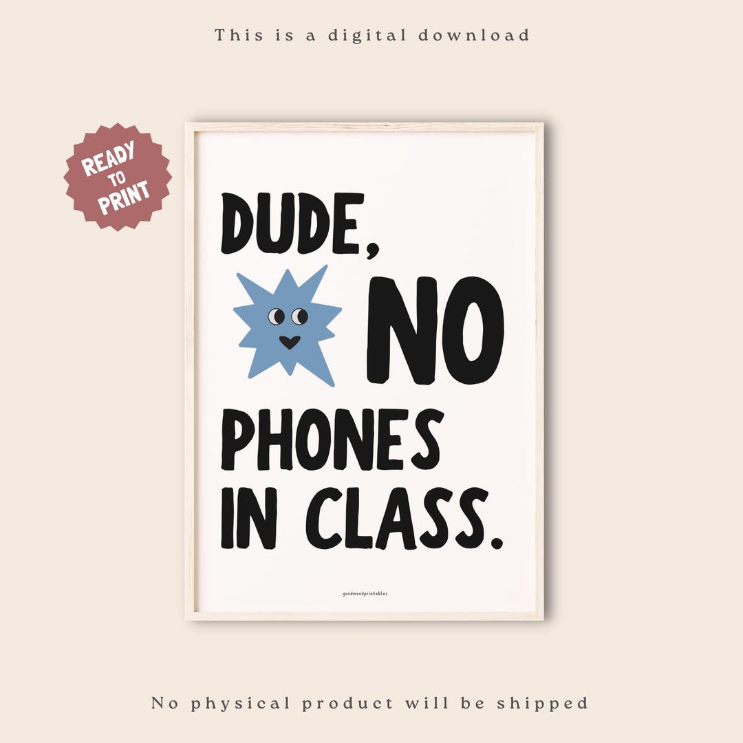 Middle High School Classroom Wall Art, English Math Science Poster ...
