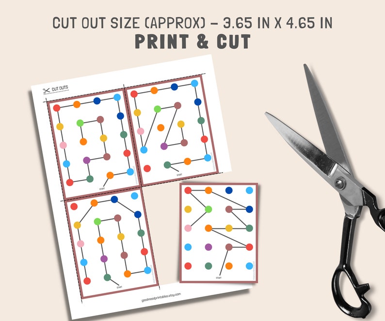 Copy the Pattern Activity, Game for Toddlers, Montessori Printable ...