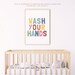 Wash Your Hands Sign, Bathroom Poster, Printable Wall Art, Montessori ...