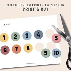 Number Matching Game, Printable Learning Numbers - Etsy