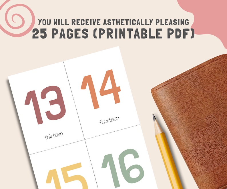 Number Flash Cards 1-100 Count to 100 Preschool Counting - Etsy