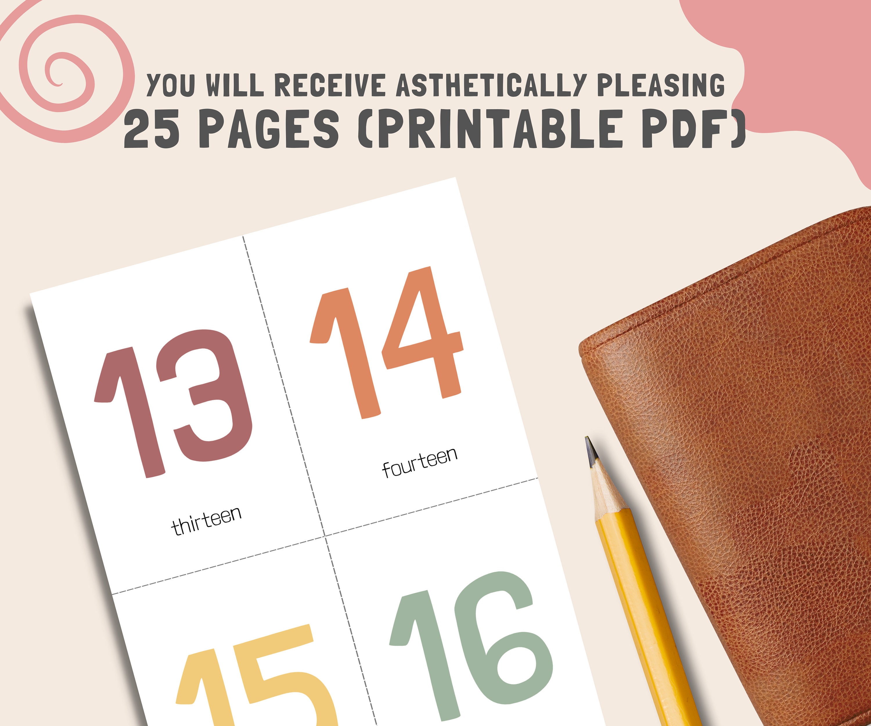 Number Flash Cards 1-100, Count to 100, Preschool Counting Flash Cards ...