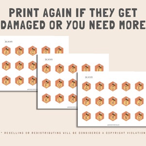 Honey Bee Alphabet Activity, Preschool Printable Busy Book Activity ...