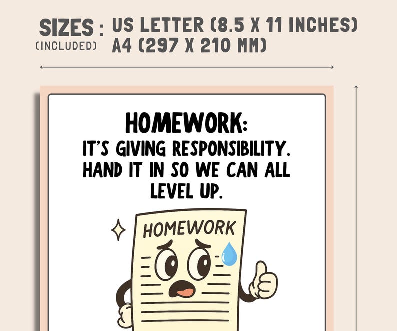 Funny Classroom Rules Poster Set | Gen Alpha Slang Decor for Middle ...