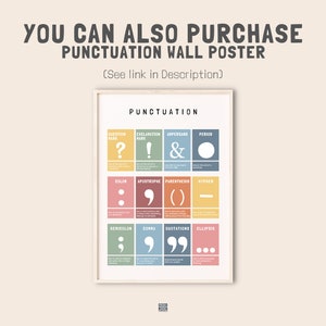 Punctuation Flash Cards, Punctuation Marks and When to Use Them ...