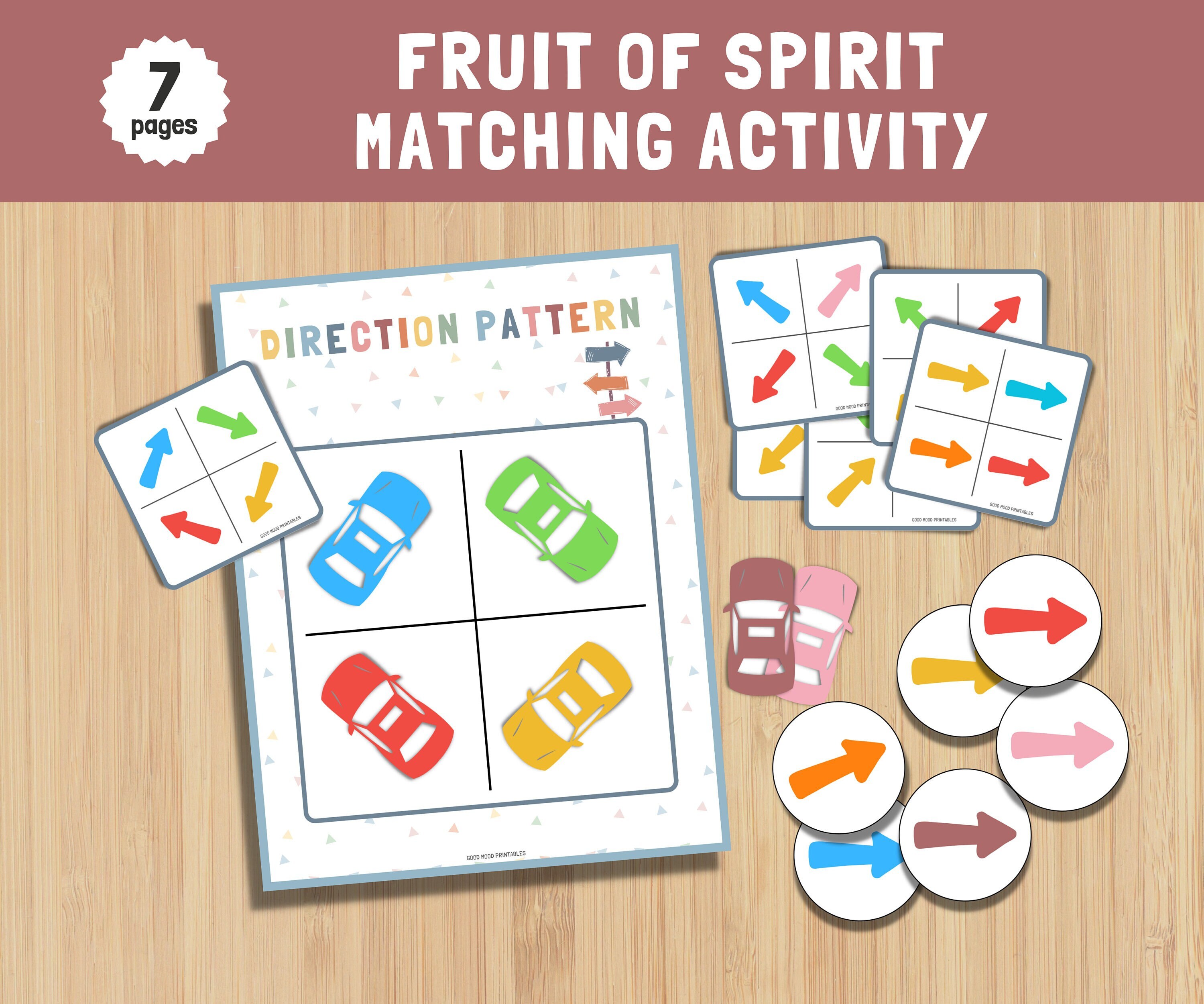 Direction Pattern Activity Fine Motor Skills Game for - Etsy