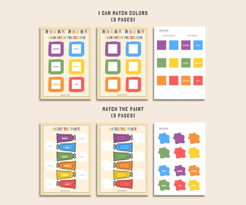 Printable Busy Book for Toddlers, Binder Book, Pre K Learning ...