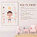My Body Parts, Educational Poster, Printable Wall Art, Anatomy Poster ...